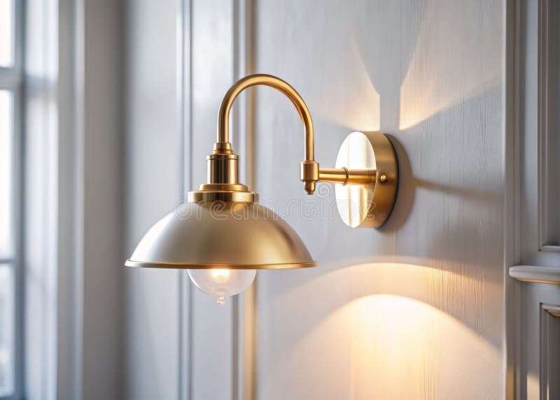 Modern Architectural Light Fixture Bracket a WideAngle View of Stylish ...