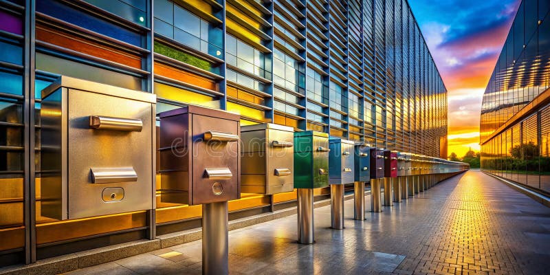 Modern Architectural Mailboxes Sleek Metal Design for a Contemporary ...