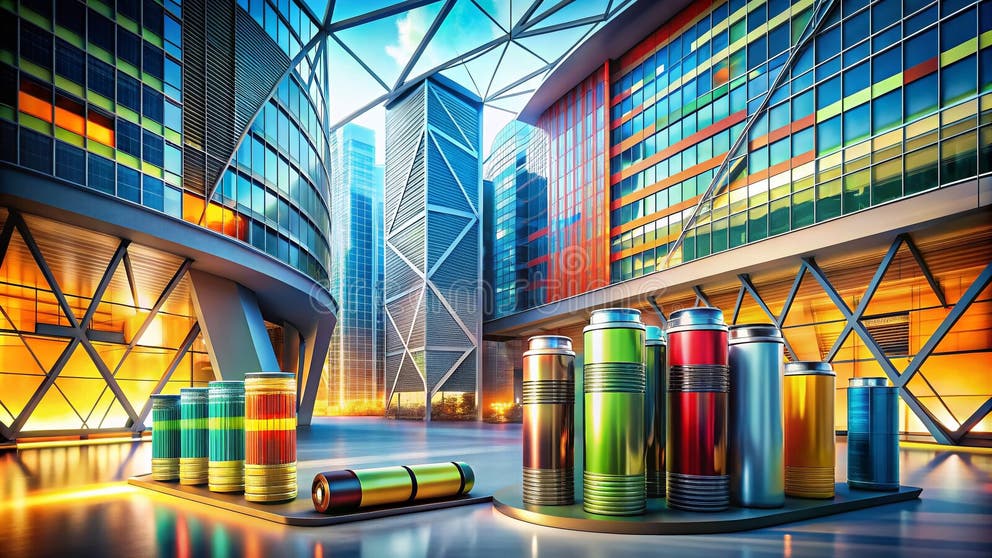 Modern Architectural Marvel a Geometric Structure Inspired by an AA ...