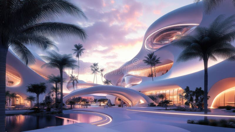 Modern Architectural Marvel Showcases Curves and Organic Forms at ...