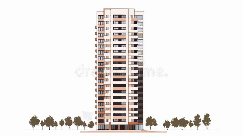 Modern Architectural Marvel: Tall Building Exterior View by Skilled ...