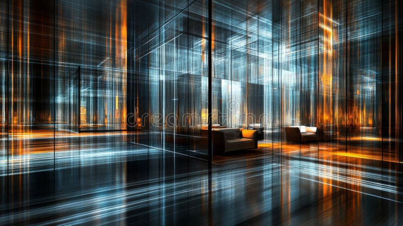 A Modern Architectural Model with a Futuristic and Transparent Design ...