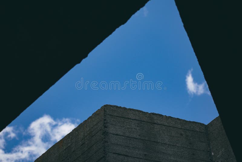 Modern Architectural Monument. Abstract Art Stock Photo - Image of ...