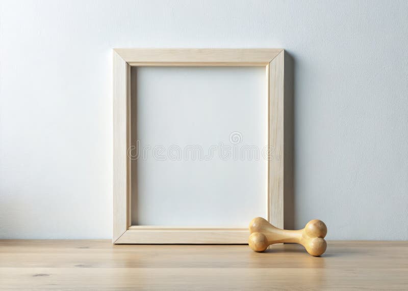 Modern Architectural Photography Template Blank Dog Bone Frame Mockup ...