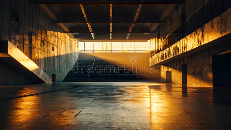Modern Architectural Space Urban Setting Interior Photography ...