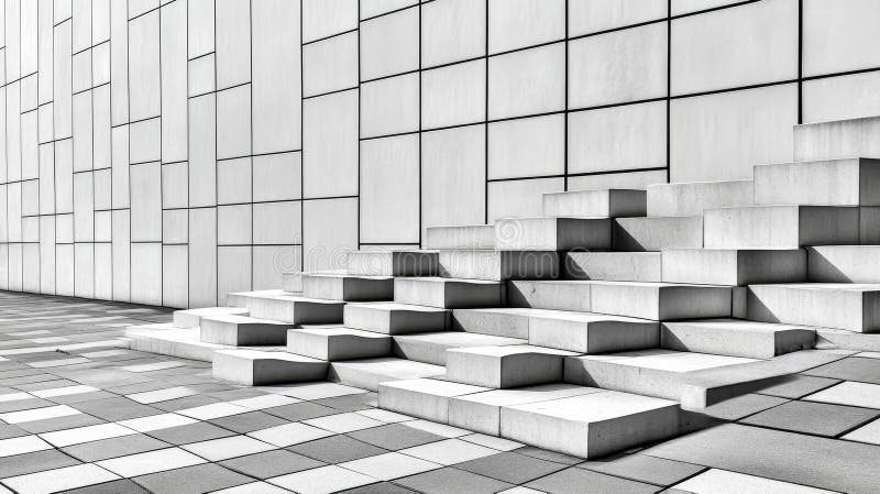 Modern Architectural Steps and Wall Design an Artistic View of ...