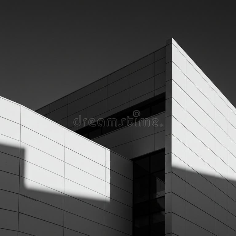 Modern Architectural Structure with Clean Lines and Sharp Angles ...
