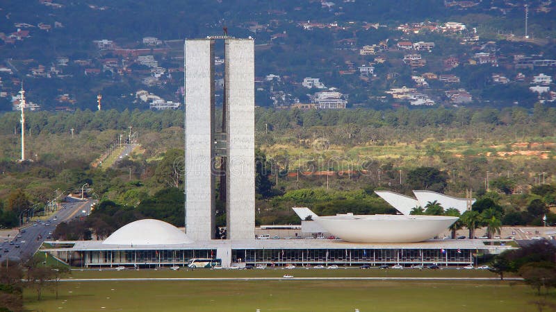 National Congress Building in Brasília, Brazil Editorial Photography ...