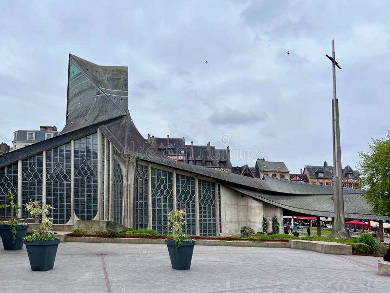 Church of St Joan of Arc in. Rouen, France Editorial Photography ...