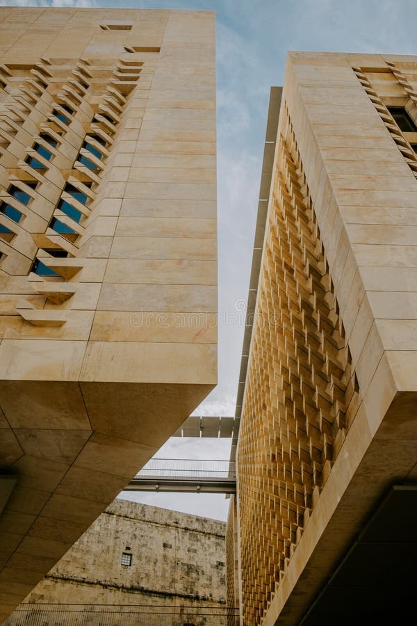 Malta Government Buildings stock image. Image of landmark - 374991527