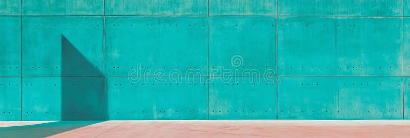 Modern Architectural Wall with Contrasting Colors and Shadows Stock ...
