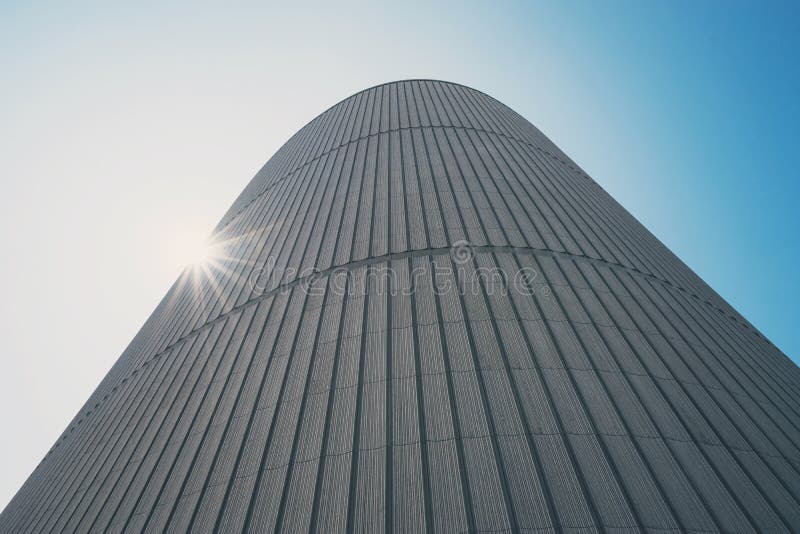 Modern Architecture Against Blue Skies Stock Photo - Image of ...