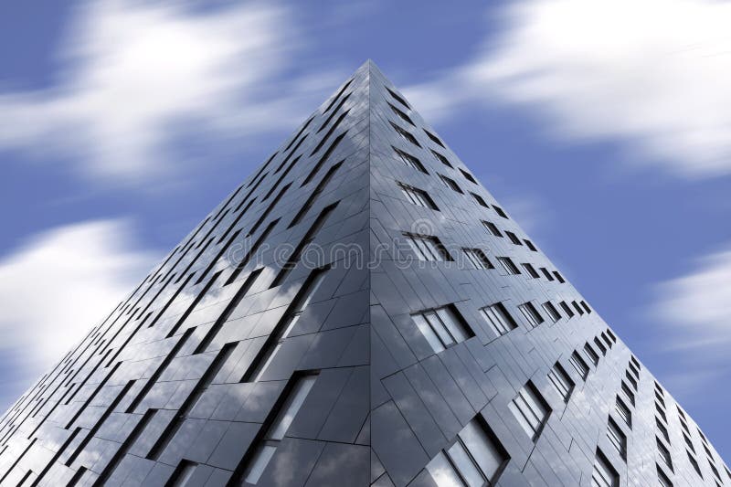Modern Architecture Against Cloudy Sky Stock Image - Image of modern ...