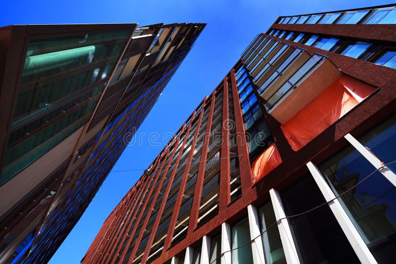Modern Architecture in Amsterdam Stock Photo - Image of holland ...