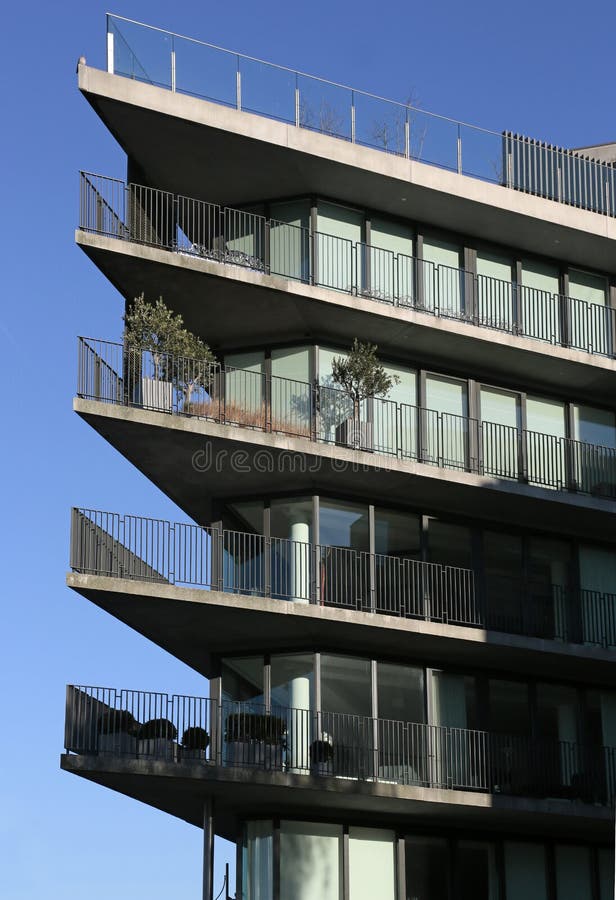 Modern Architecture, Antwerp, Flanders, Belgium Stock Image - Image of ...