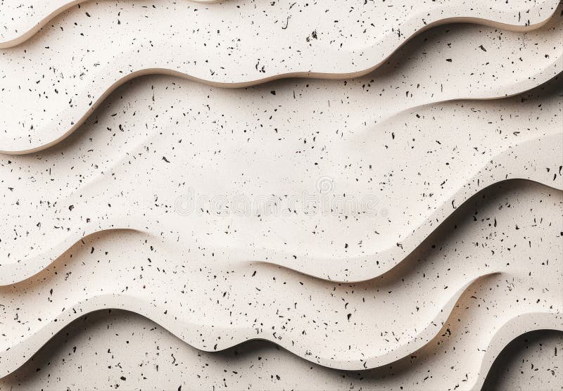 Modern Architecture Background Close-up of Dynamic Textured Waves in ...