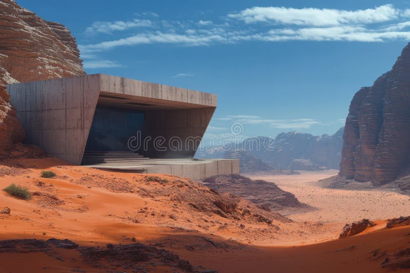 Modern Architecture Blends with Desert Landscape in a Striking Canyon ...