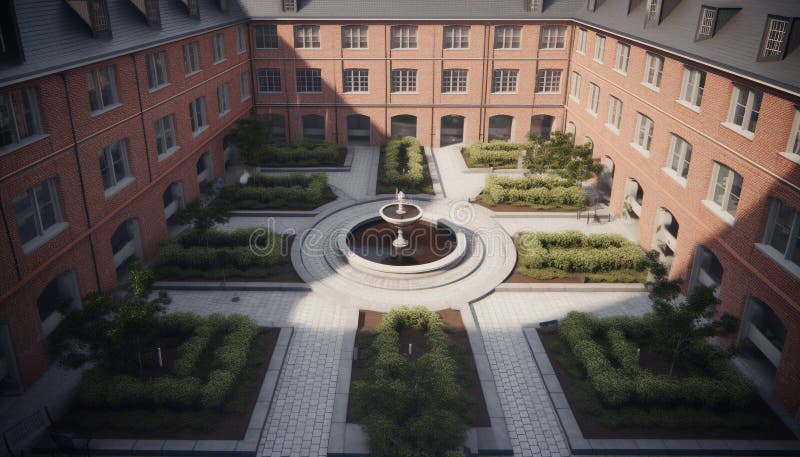 Modern Architecture Blends with Nature in Famous City Courtyard Design ...