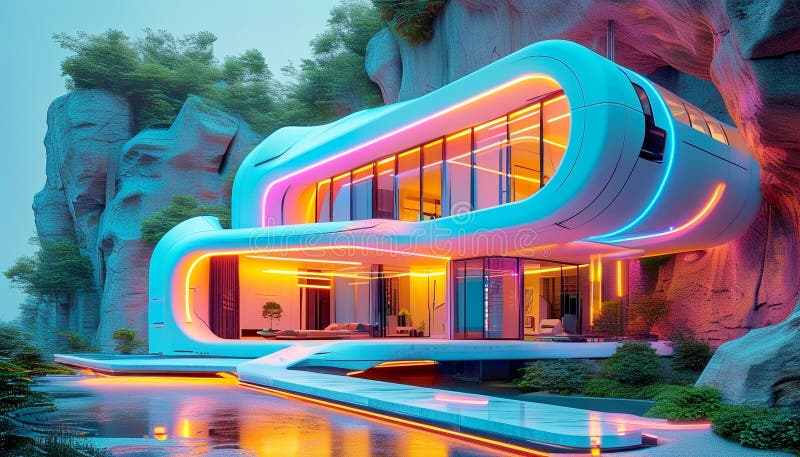 Modern Architecture Blends Nature and Tech in a Stunning Cliff Design ...