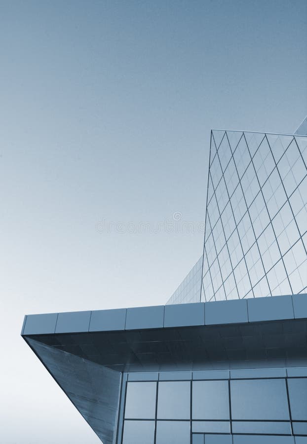 Modern Architecture. Building in High-tech Style Stock Photo - Image of ...