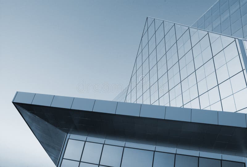 Modern Architecture. Building in High-tech Style Stock Photo - Image of ...