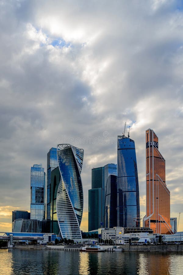Modern Architecture in the Center of Moscow Editorial Image - Image of ...