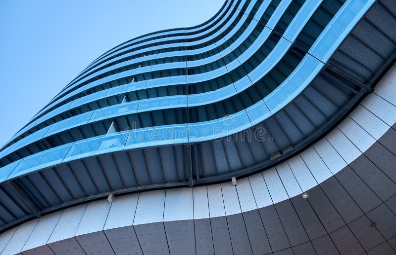 Modern Architecture Close-upn Stock Image - Image of mirror, back ...