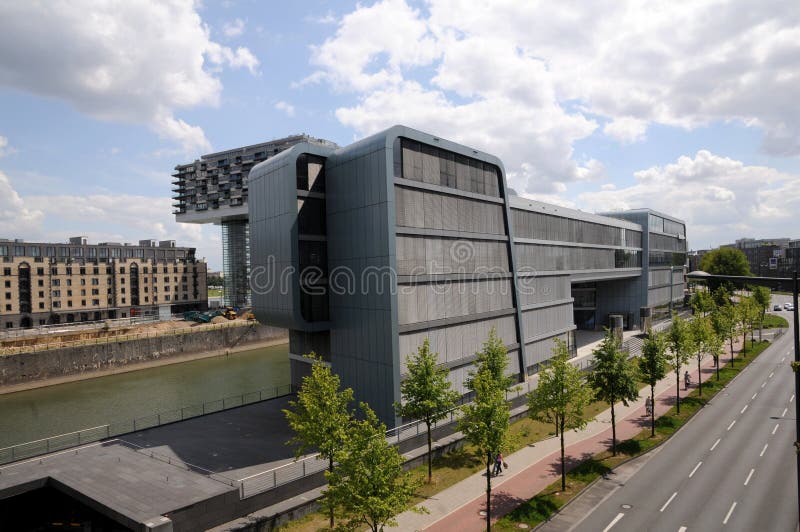 Modern Architecture in Cologne Stock Photo - Image of european ...