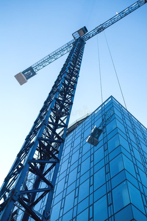 Modern Architecture Construction Site Stock Image - Image of property ...