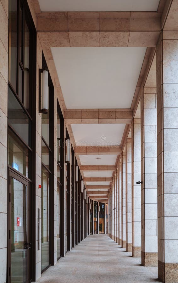 Modern architecture stock image. Image of walkway, contemporary - 276718669