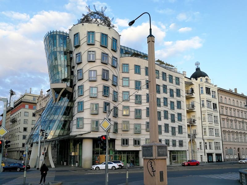 Dancing House Building in Prague, Czech Republic Editorial Image ...