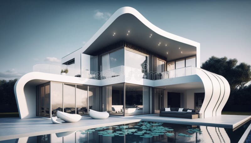 Modern Architecture Design House Building Exterior, Author Design ...