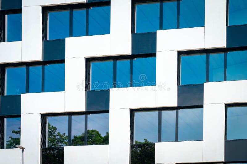 Modern Architecture Detail, Apartment Building Exterior or Office ...