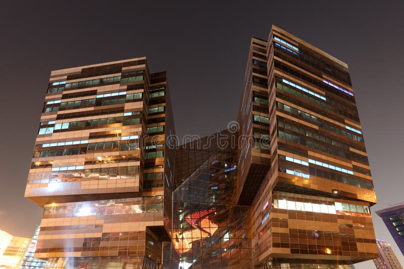 Modern Architecture in Doha Editorial Photo - Image of arabia, east ...