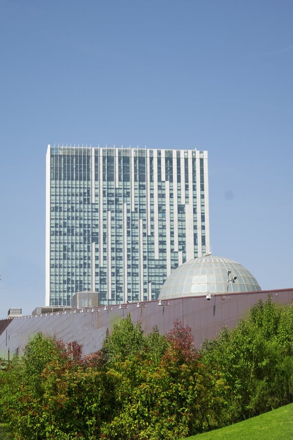 Modern Architecture at Eur District in Rome Stock Image - Image of ...