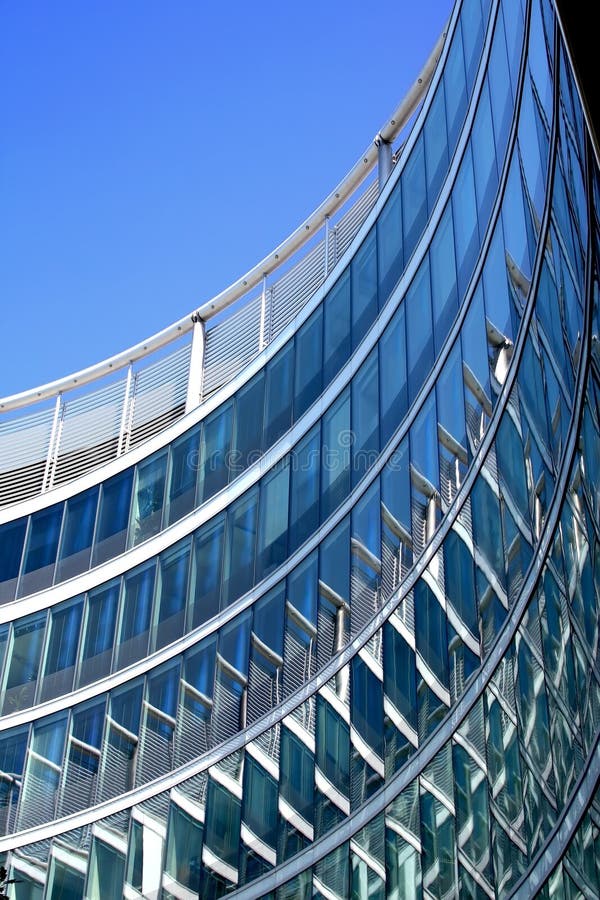 Modern Architecture, Europe. Stock Image - Image of cyan, polish: 5826493