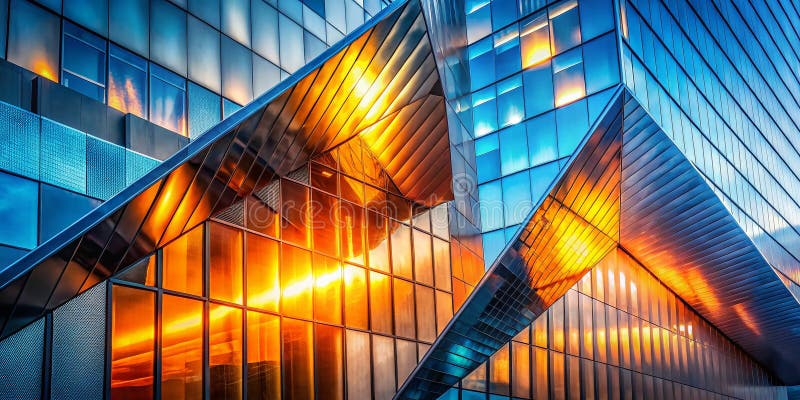 Modern Architecture Exploring Contrasting Textures and Light on a ...