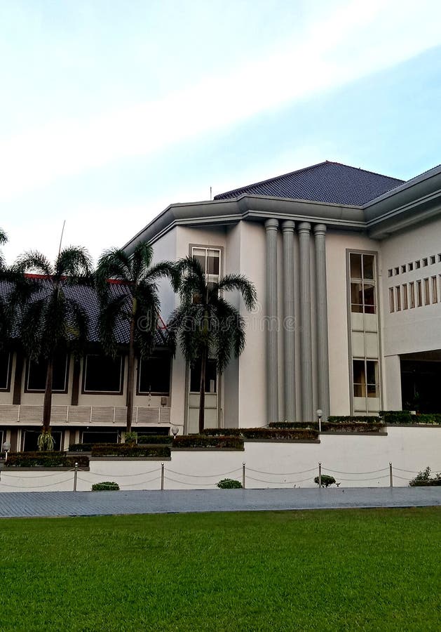 Modern Architecture. the Exterior of the Building Hall Stock Photo ...