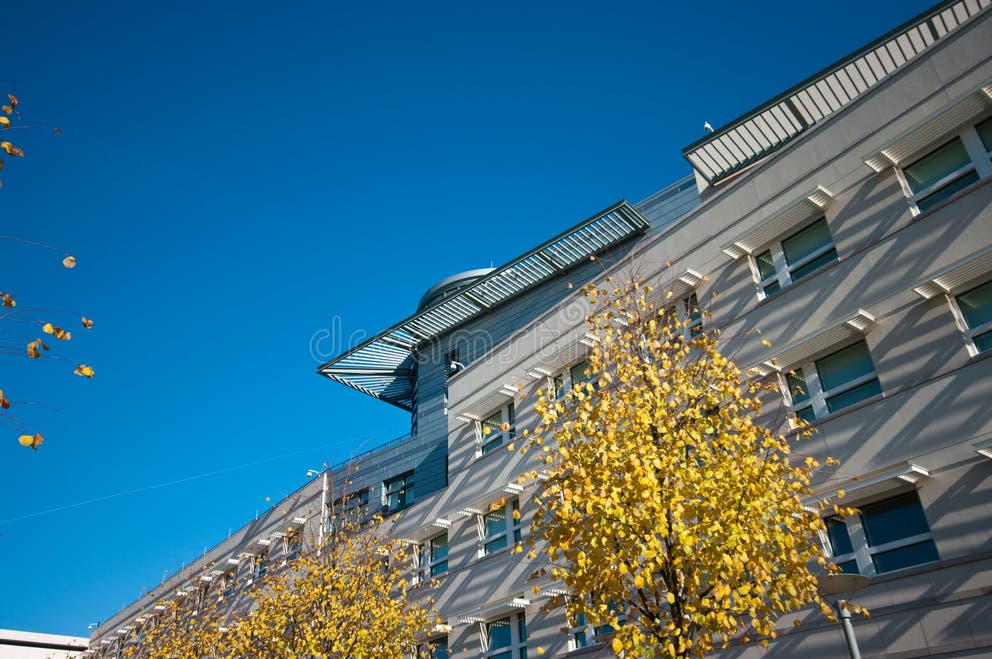 Modern Architecture in Fall Stock Photo - Image of generic, homes: 16709422