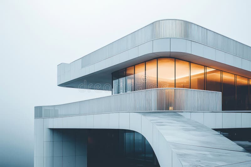 Modern Architecture Features Sleek Lines and Creative Design Elements ...