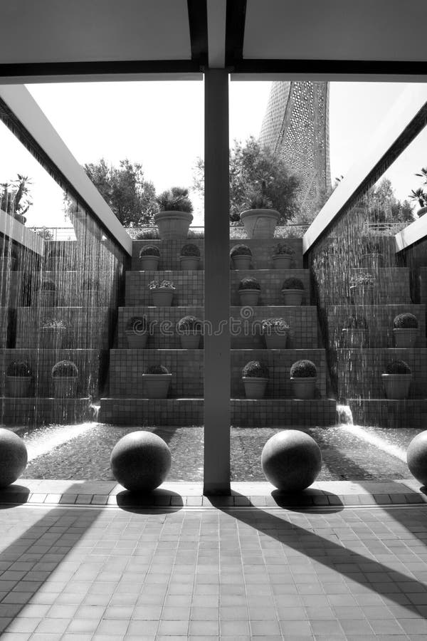 Modern Architecture Form Barcelona Stock Image - Image of modern ...