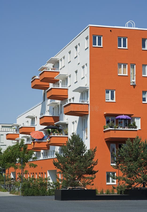 Modern Architecture in Germany Stock Photo - Image of house ...