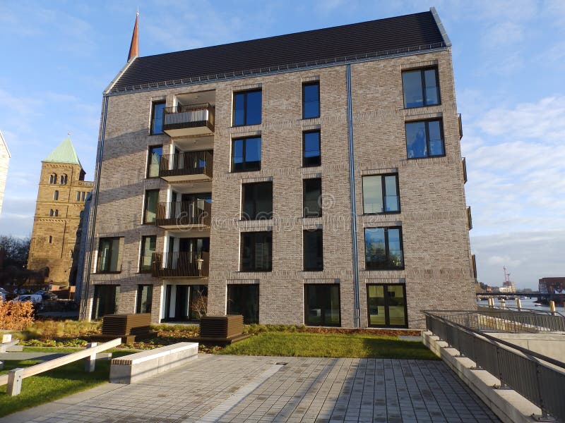 Modern Architecture in Germany Stock Image - Image of built, building ...