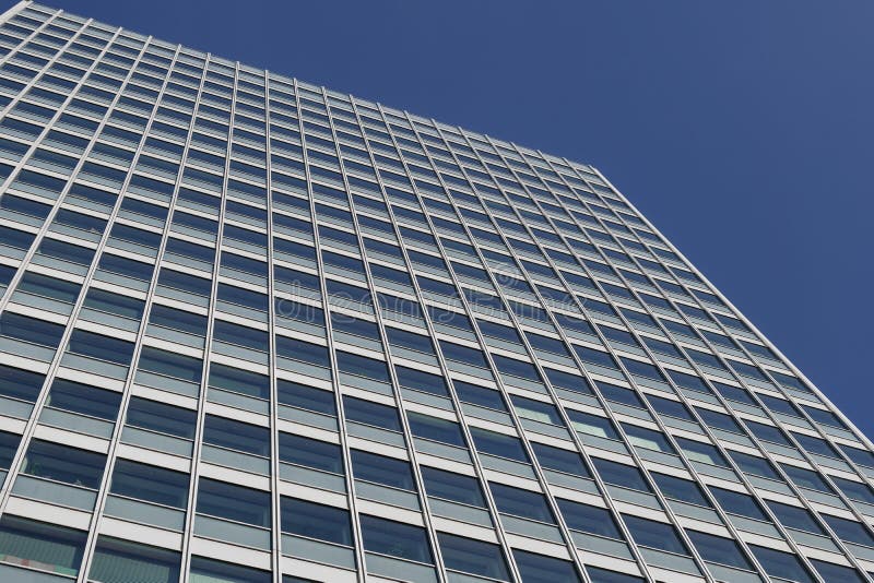 Modern Architecture with Glass Building`s Facade with Rectangular ...