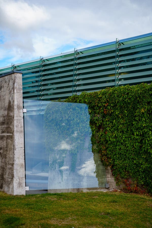 Modern Architecture with Glass and Stone in Oslo Norway Editorial Stock ...