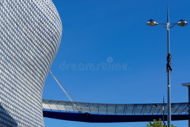 Modern Architecture and a Hanging Footbridge, Editorial Image - Image ...
