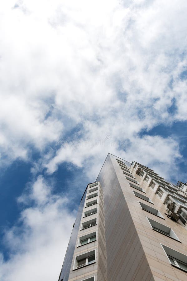 High-rise Multi-storey Building Stock Image - Image of blue, rise ...