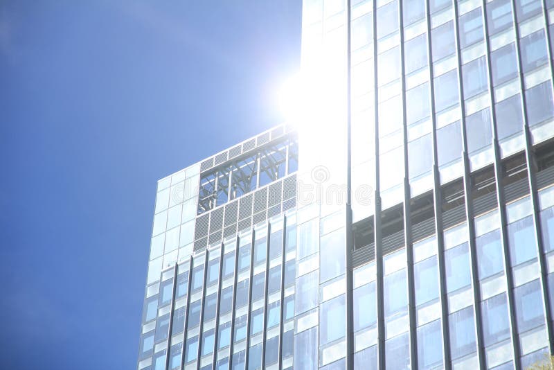 Modern Shiny Office Building in Hong Kong Stock Photo - Image of ...