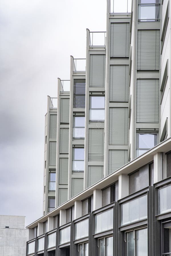 Original modern building stock image. Image of facade - 273258177