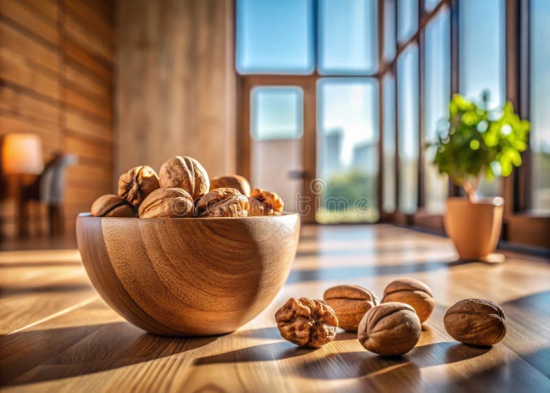 Modern Architecture Inspired by Nature Walnut Halves and Whole Nuts ...